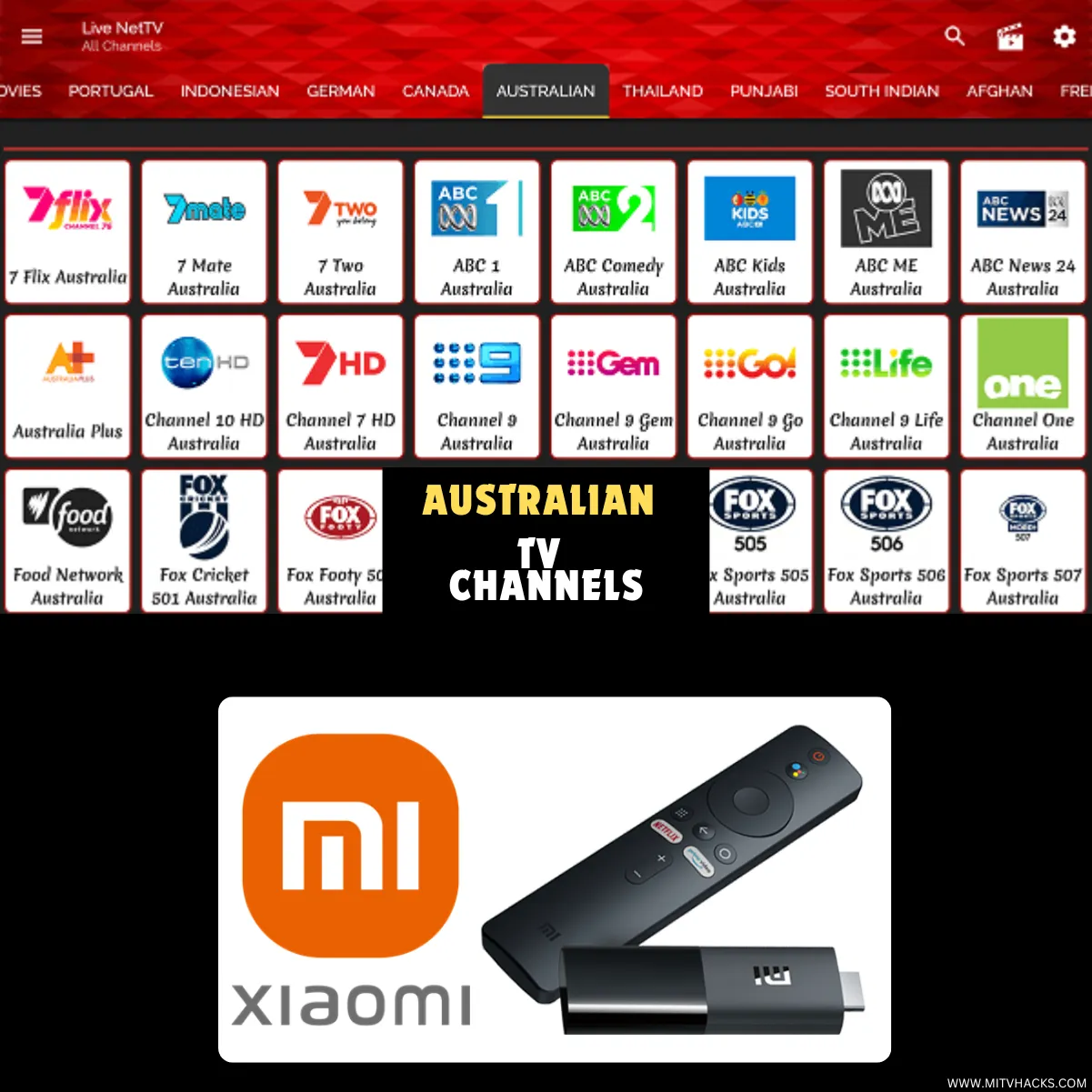 How to Watch Australian TV Channels on Mi TV Stick (2025) - Mitv Hacks